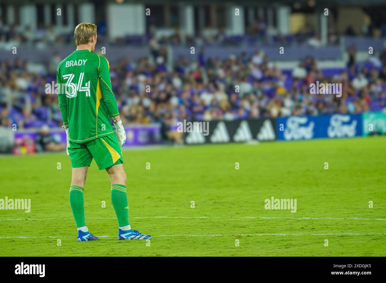 Orlando, Florida, USA, June 22, 2024, Chicago Fire goalkeeper Chris ...