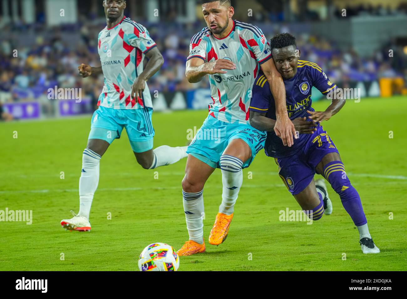 Orlando, Florida, USA, June 22, 2024, Orlando City SC midfielder Ivan ...