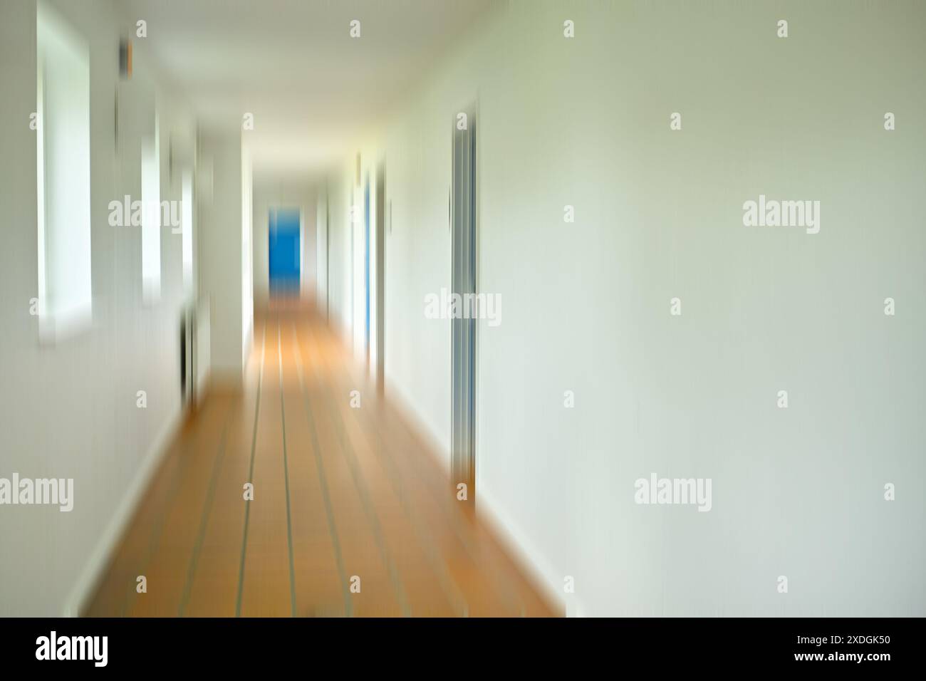 Motion empty hotel corridor in hi-res stock photography and images - Alamy