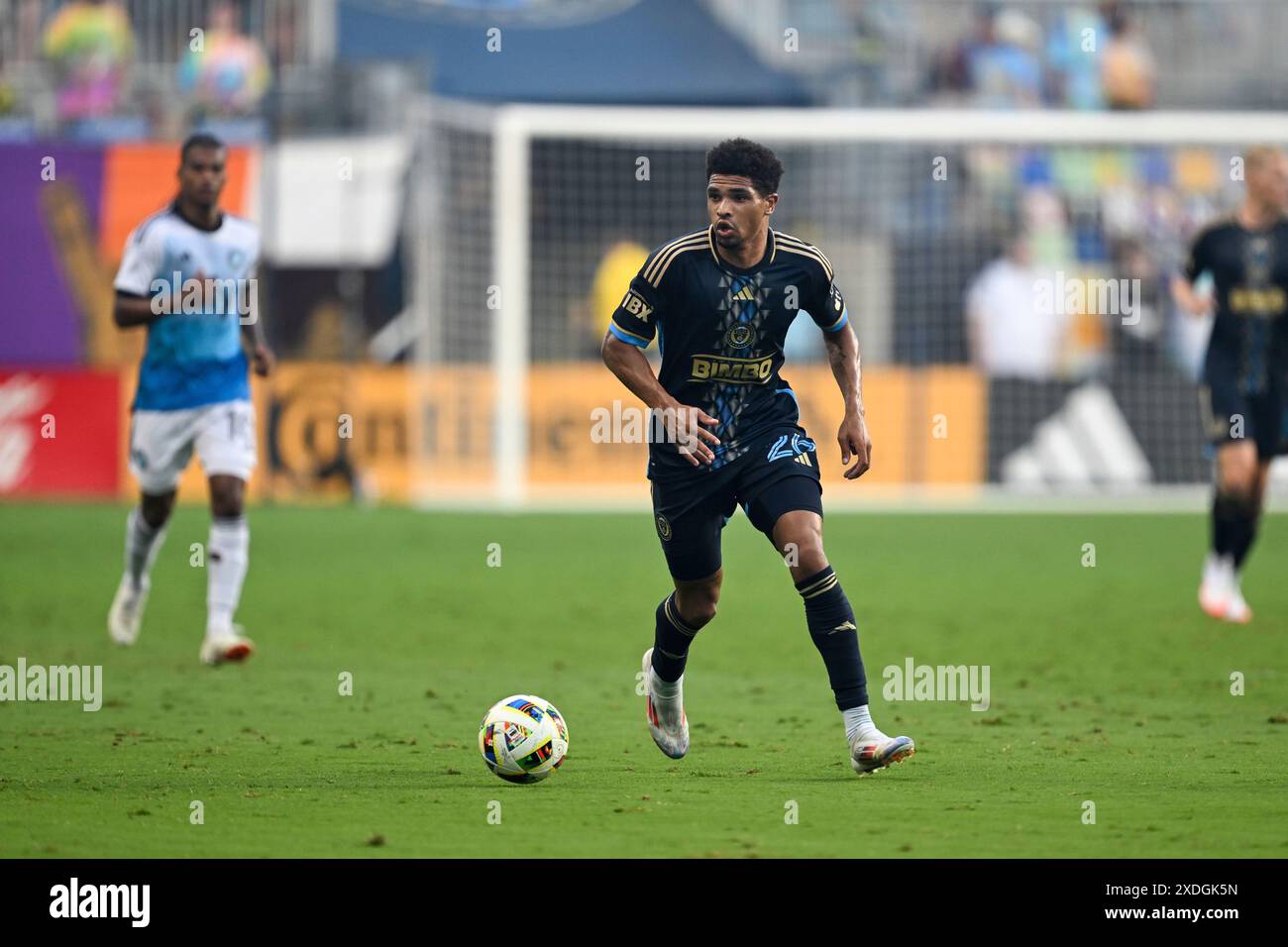CHESTER, PA - JUNE 22: Philadelphia Union defender Nathan Harriel (26 ...