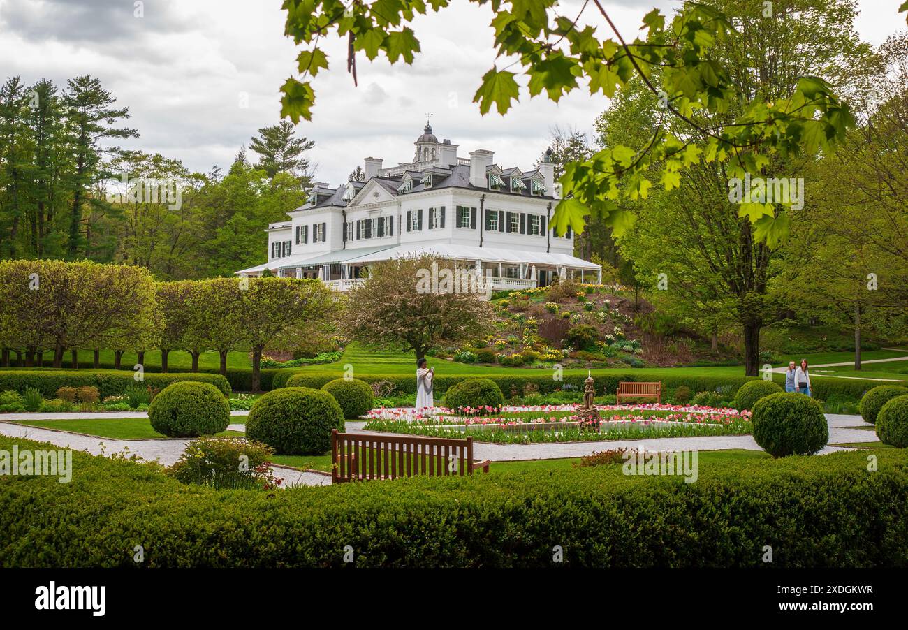Scenic view of The Mount, Edith Wharton's country house in Lenox ...