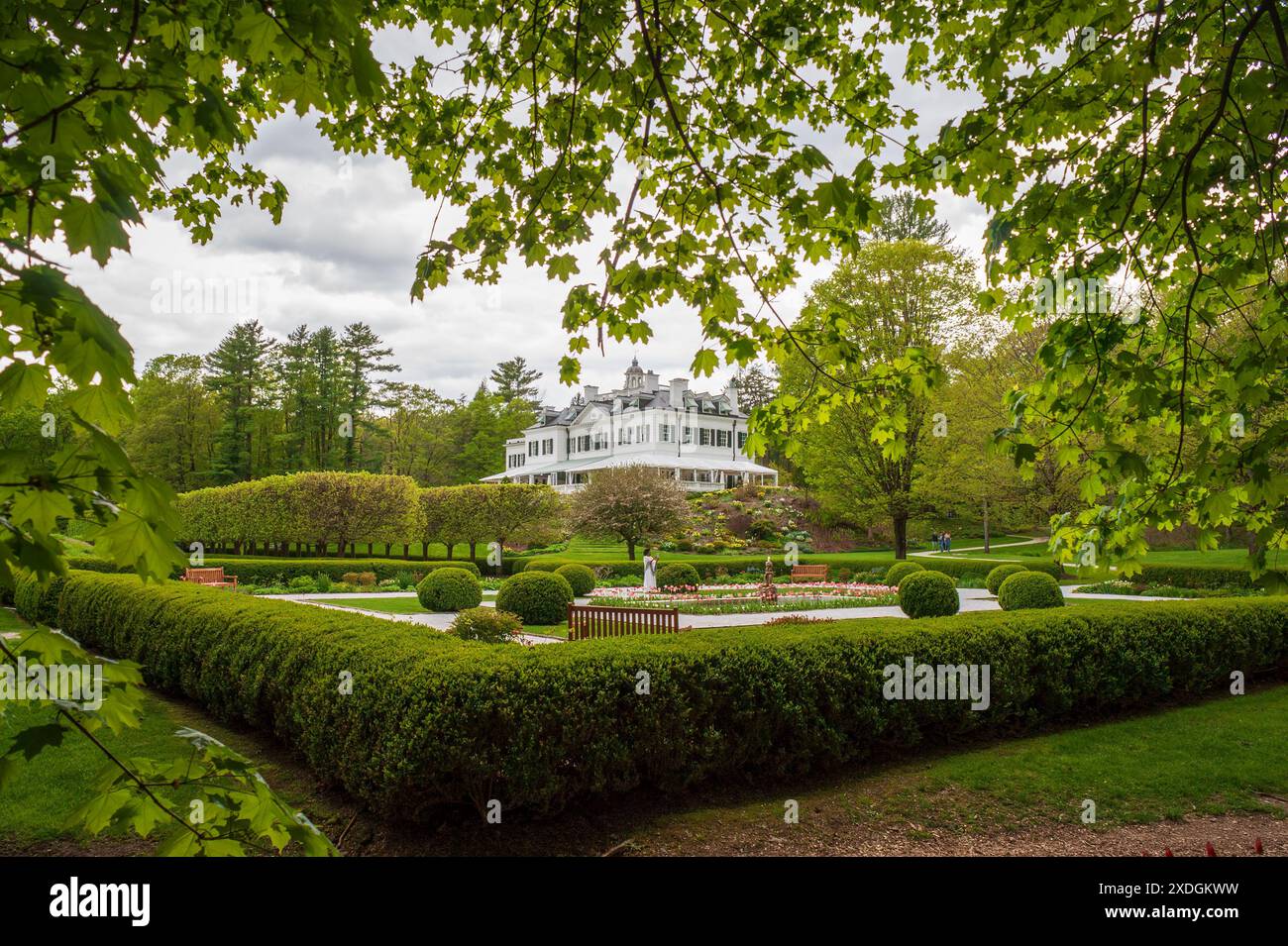 Scenic view of The Mount, Edith Wharton's country house in Lenox ...