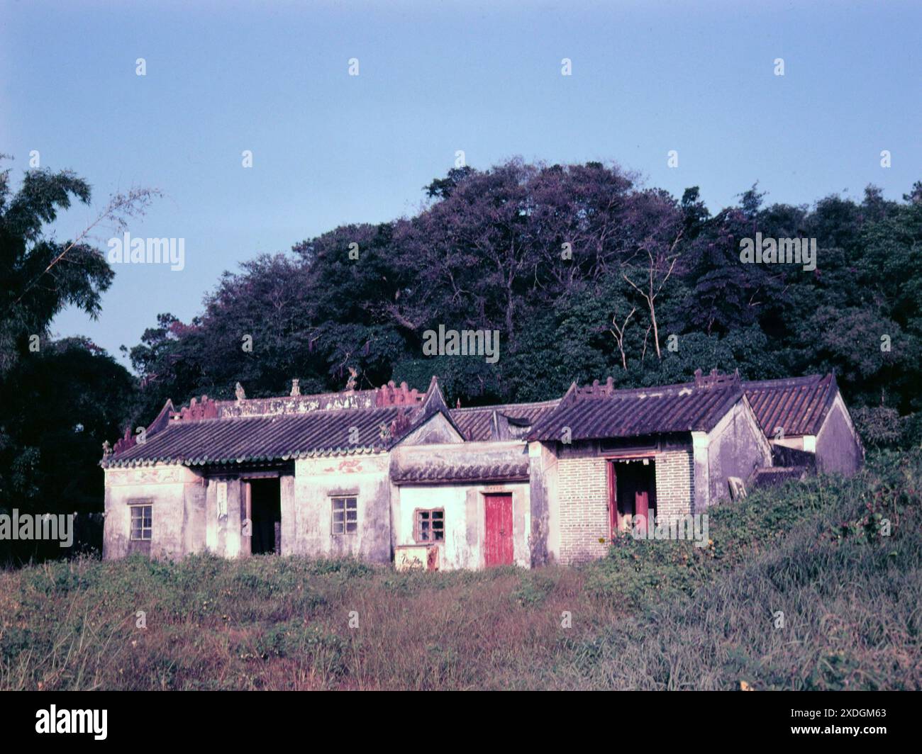 Hung Shing Temple at Ho Sheung Heung, NT, Hong Kong, The building ...