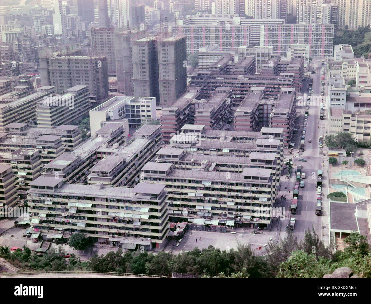 Lei Cheng Uk Public Housing Estate In 1984 These Are The Original H