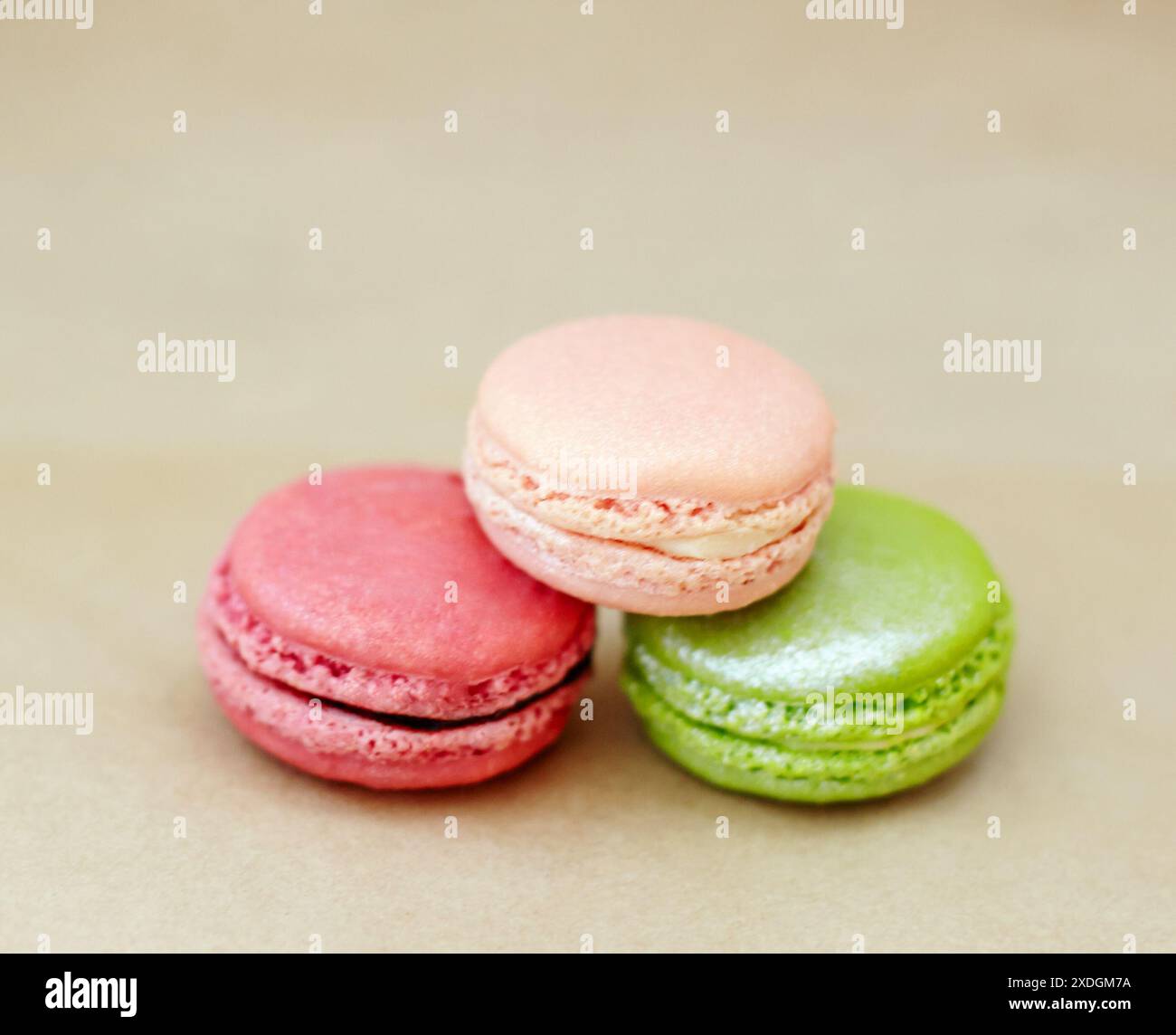 Dessert, macaroons and stack of French sweets with color, delicacy and ...
