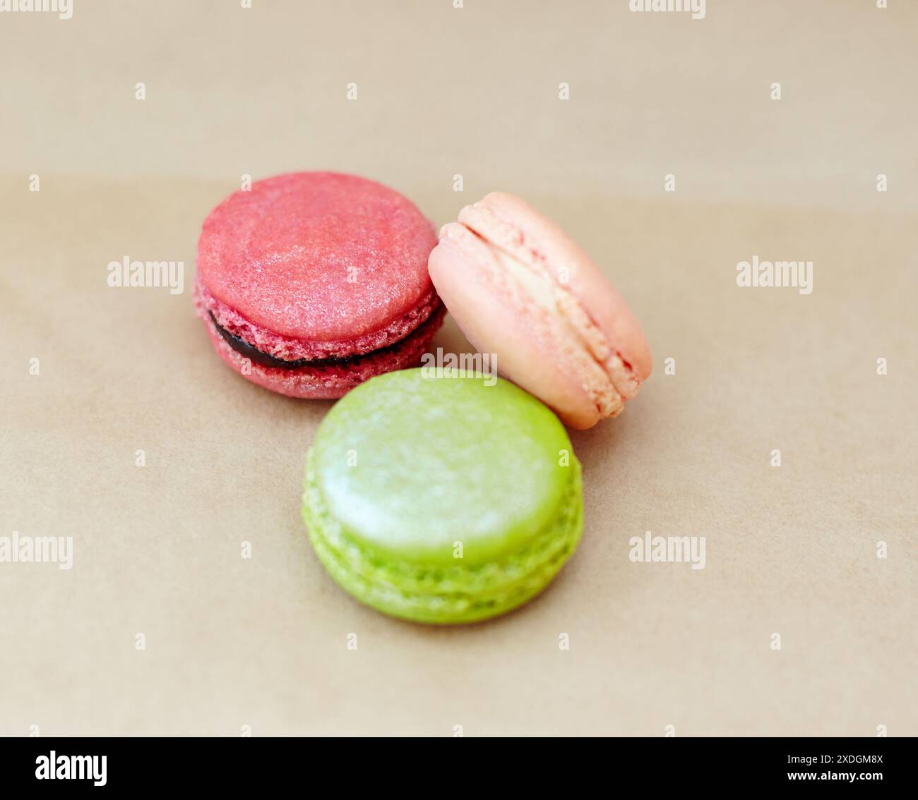 Dessert, macaroons and variety of French sweets with colors, delicacy ...