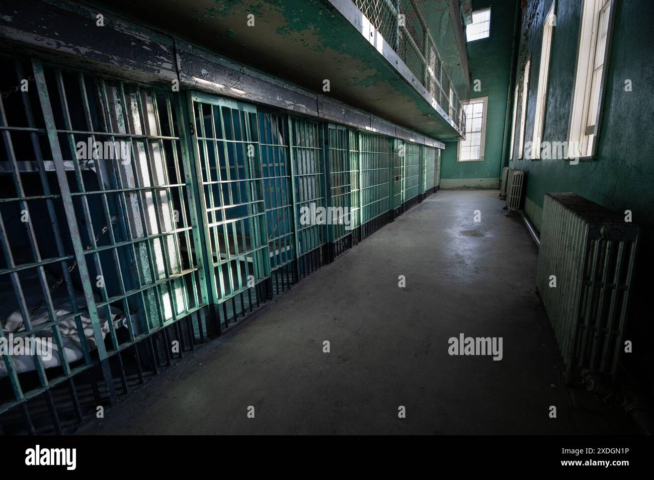 old prison bars Stock Photo - Alamy