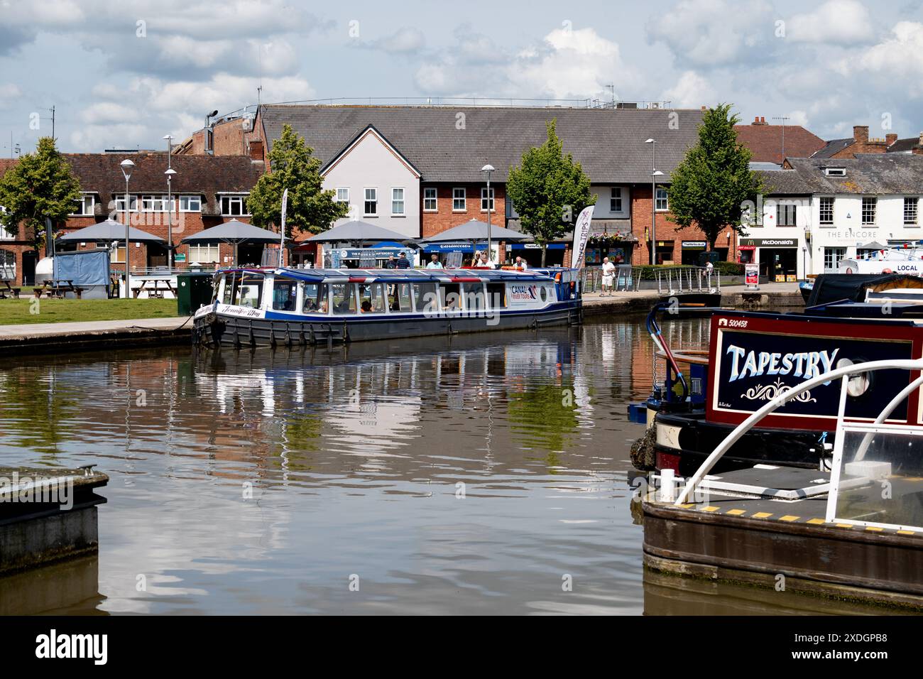 Bancroft Canal Basin, Stratford-upon-Avon, Warwickshire, England, UK ...