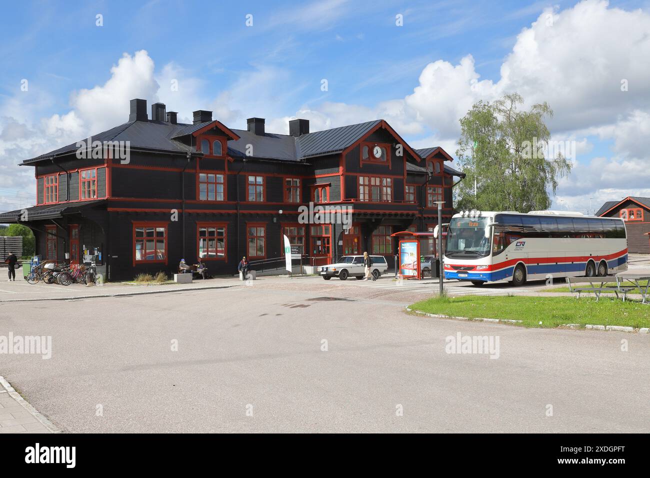 Gallivare, Sweden - June 17, 2024: Exteror view of the Gallivare ...