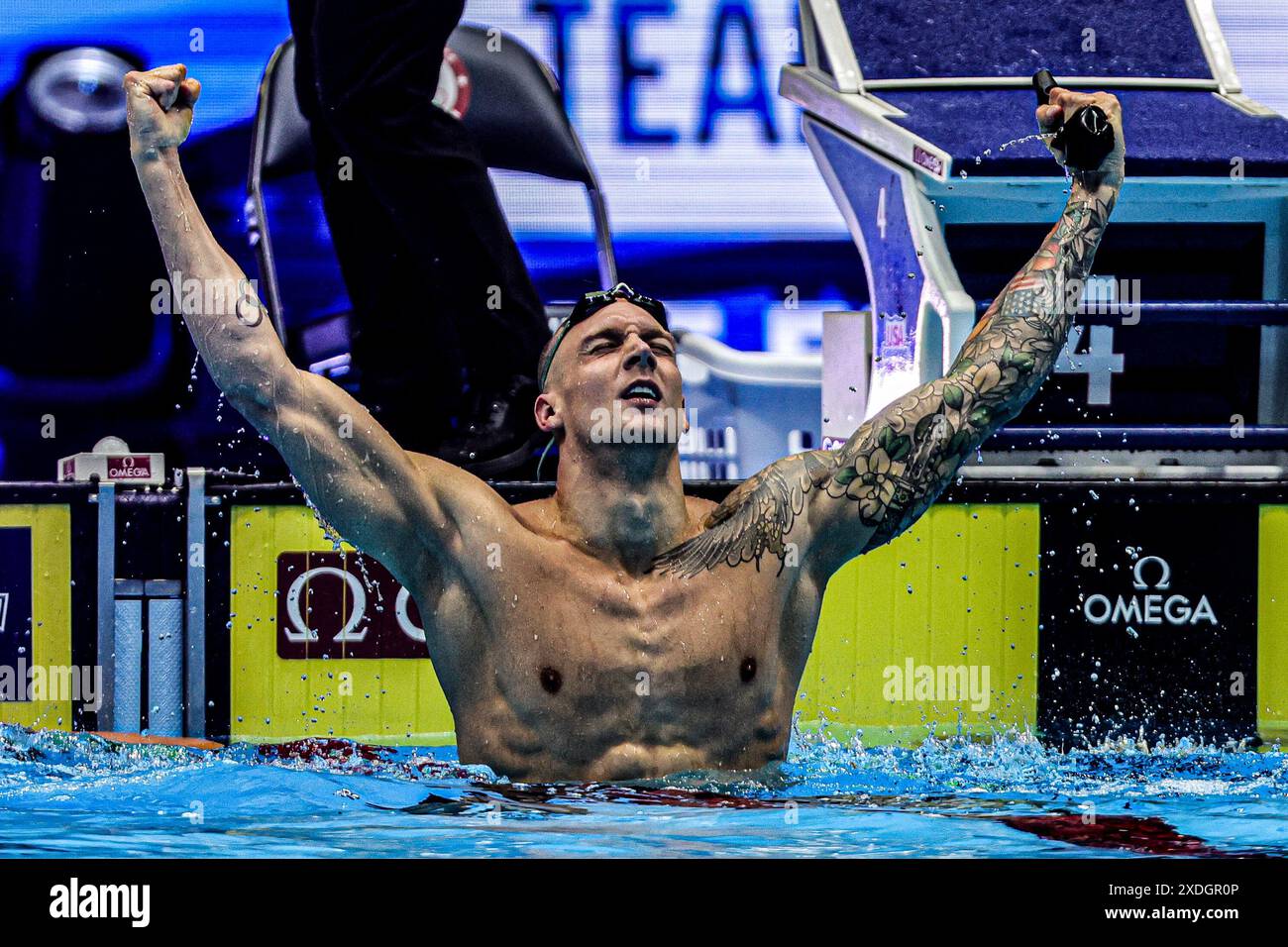 June 22, 2024, Indianapolis, Indiana, USA: CAELEB DRESSEL (Gator Swim ...