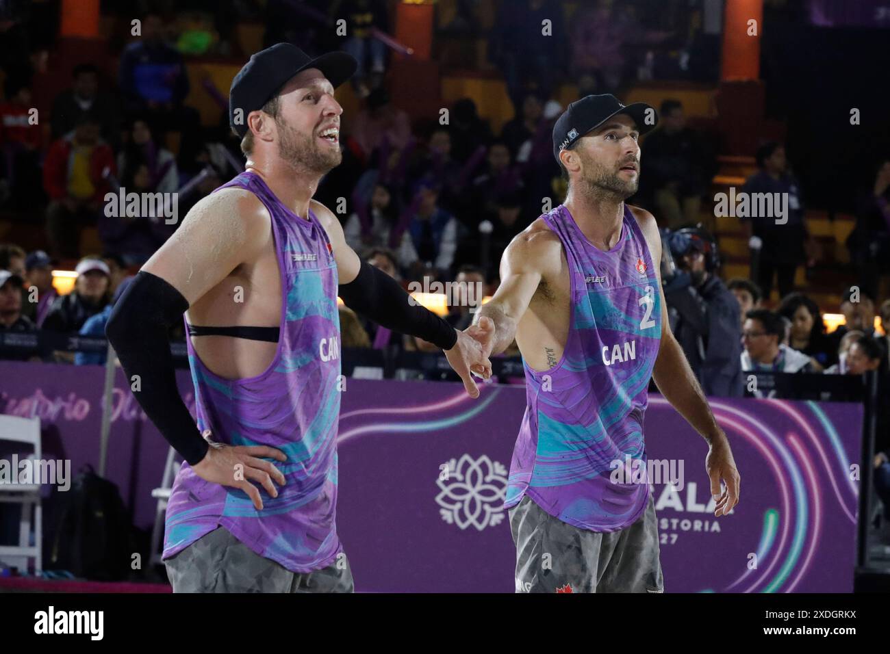 Samuel Schachter #1 and Daniel Dearing #2 of Team Canada celebrating ...