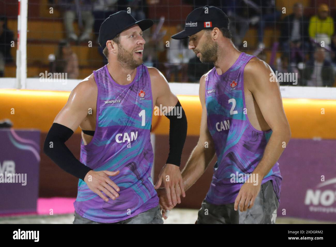 Samuel Schachter #1 and Daniel Dearing #2 of Team Canada celebrating ...