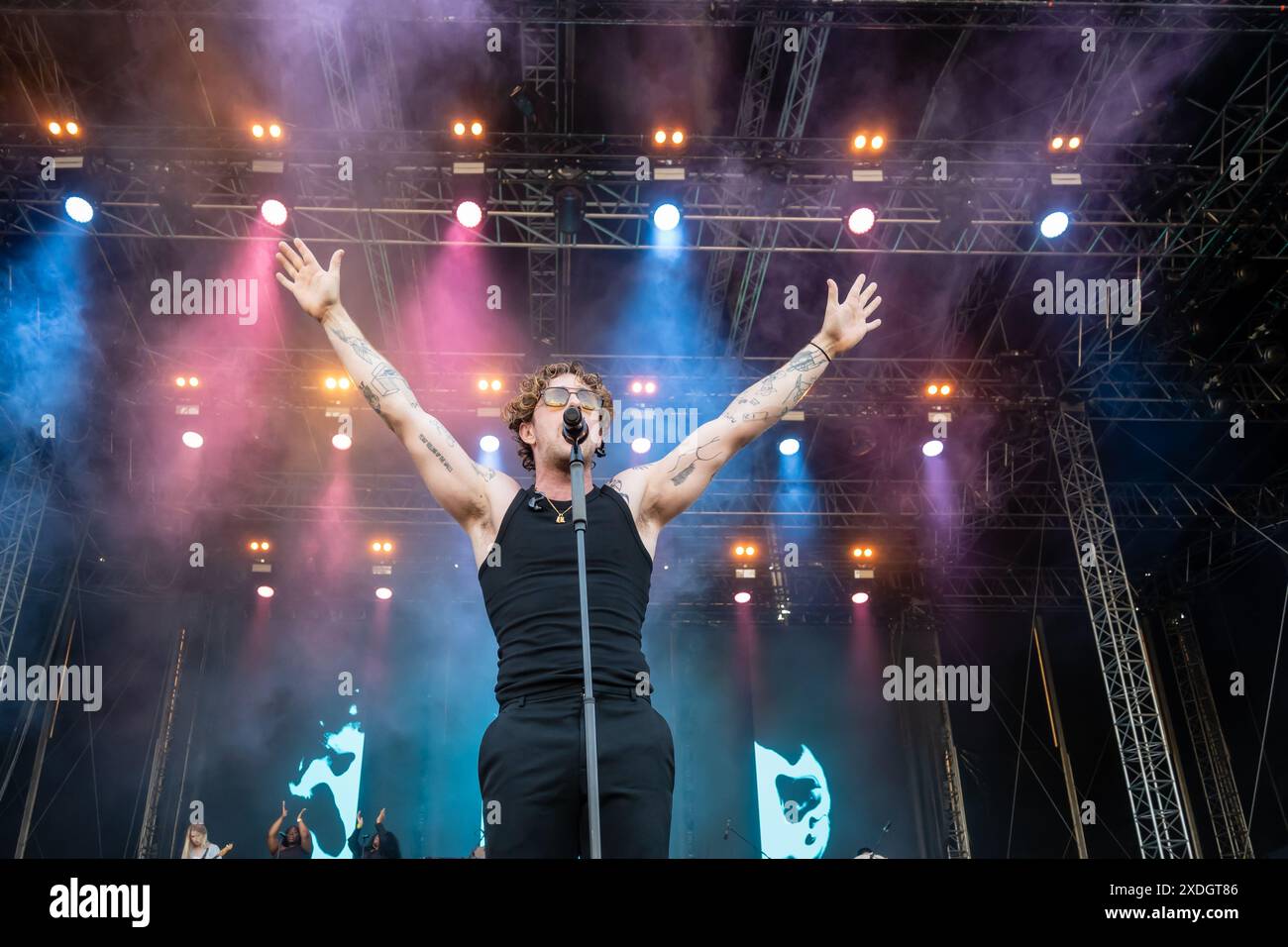 Prague, Czech Republic. 22nd June, 2024. British singer and songwriter ...
