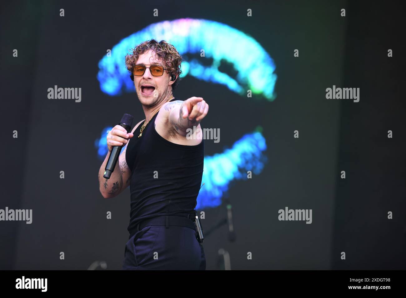 Prague, Czech Republic. 22nd June, 2024. British singer and songwriter ...