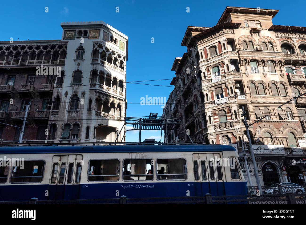 Alexandria tram egypt hi-res stock photography and images - Alamy
