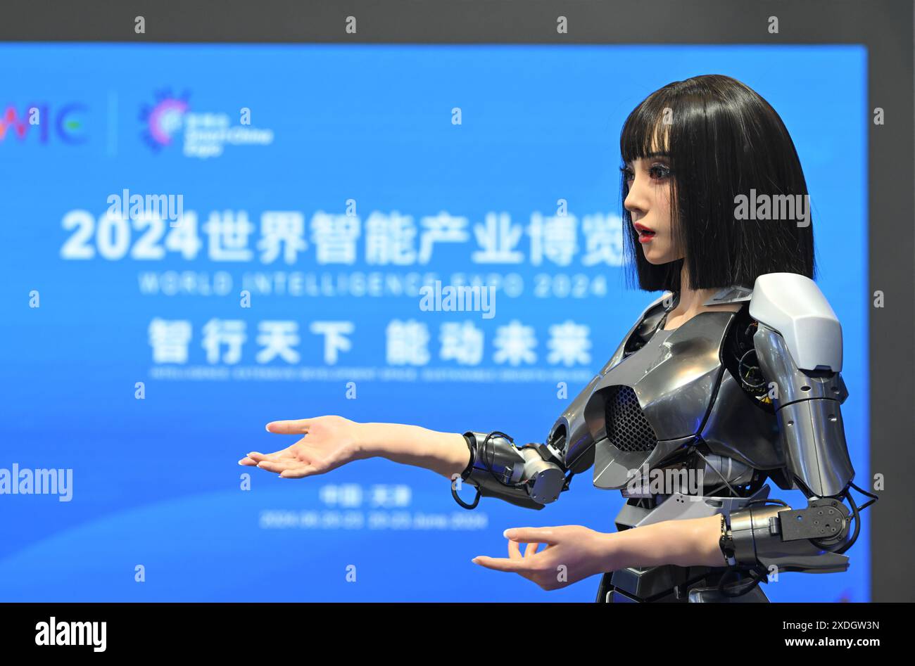 Tianjin, World Intelligence Expo 2024 in north China's Tianjin. 21st ...