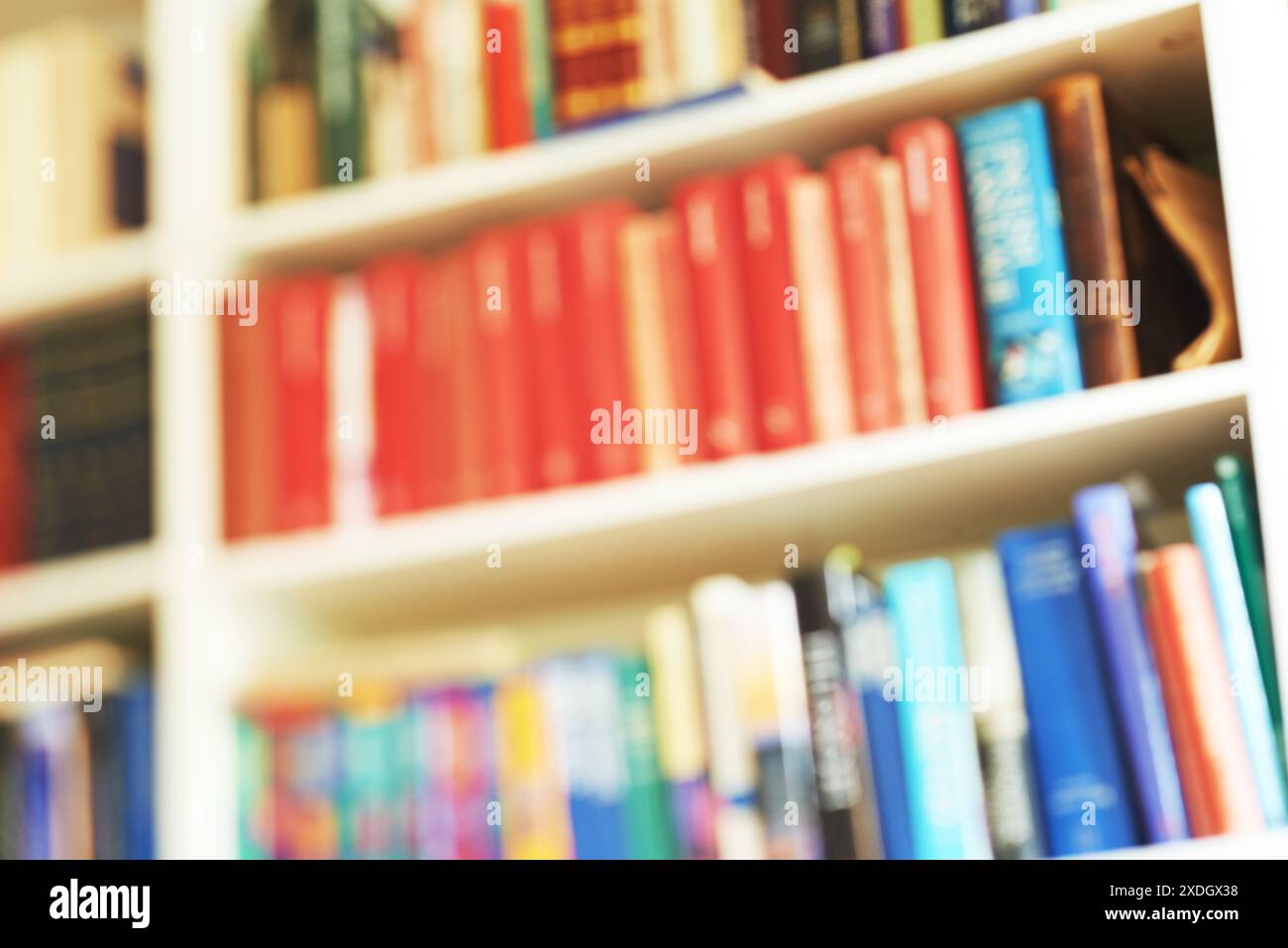 Texture, background and wallpaper with bookshelf, blurred and pattern ...