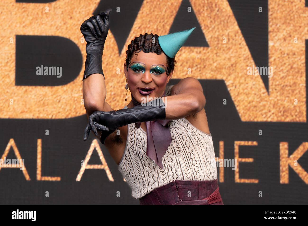 London, UK. 22nd June, 2024. Layton Williams performs as Emcee in ...