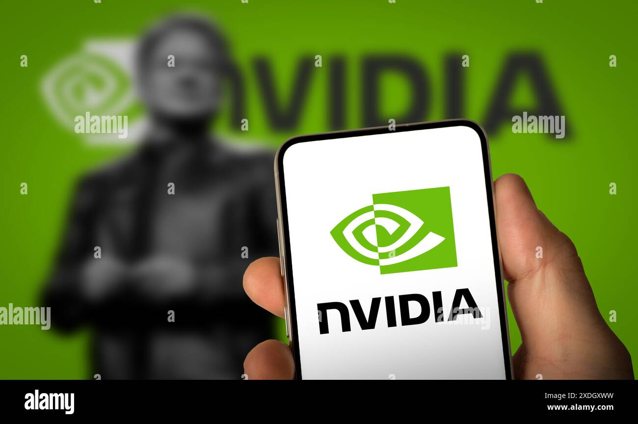 Nvidia Corporation technology company Stock Photo - Alamy