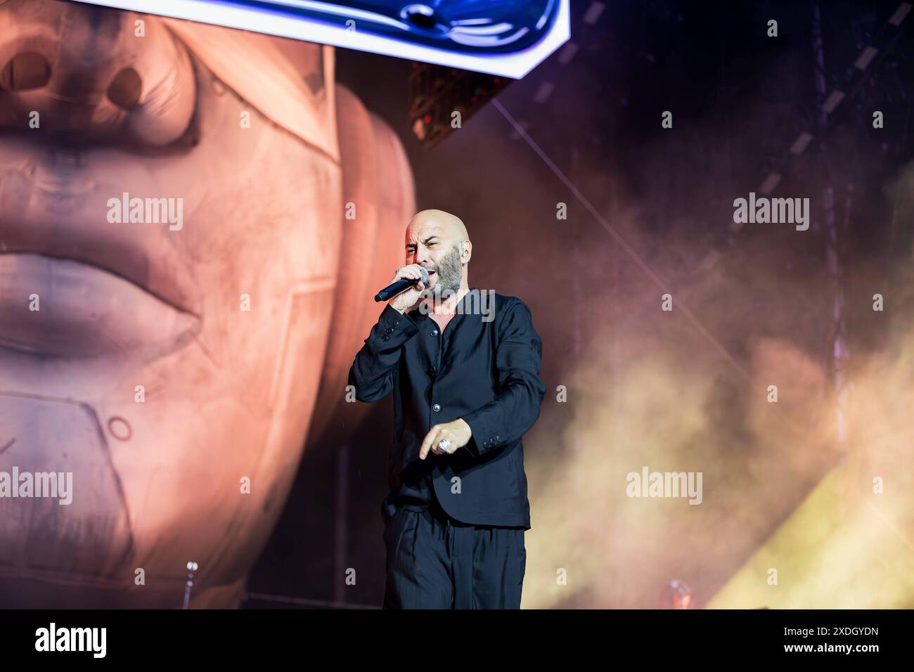 Music Concert - Negramaro - Stadi 2024 Giuliano Sangiorgi of Negramaro ...