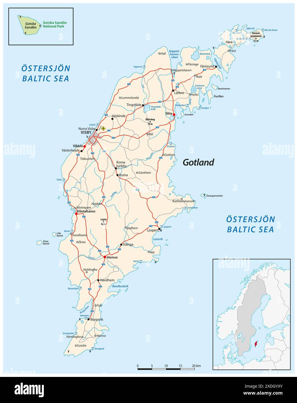 Baltic sea map hi-res stock photography and images - Alamy