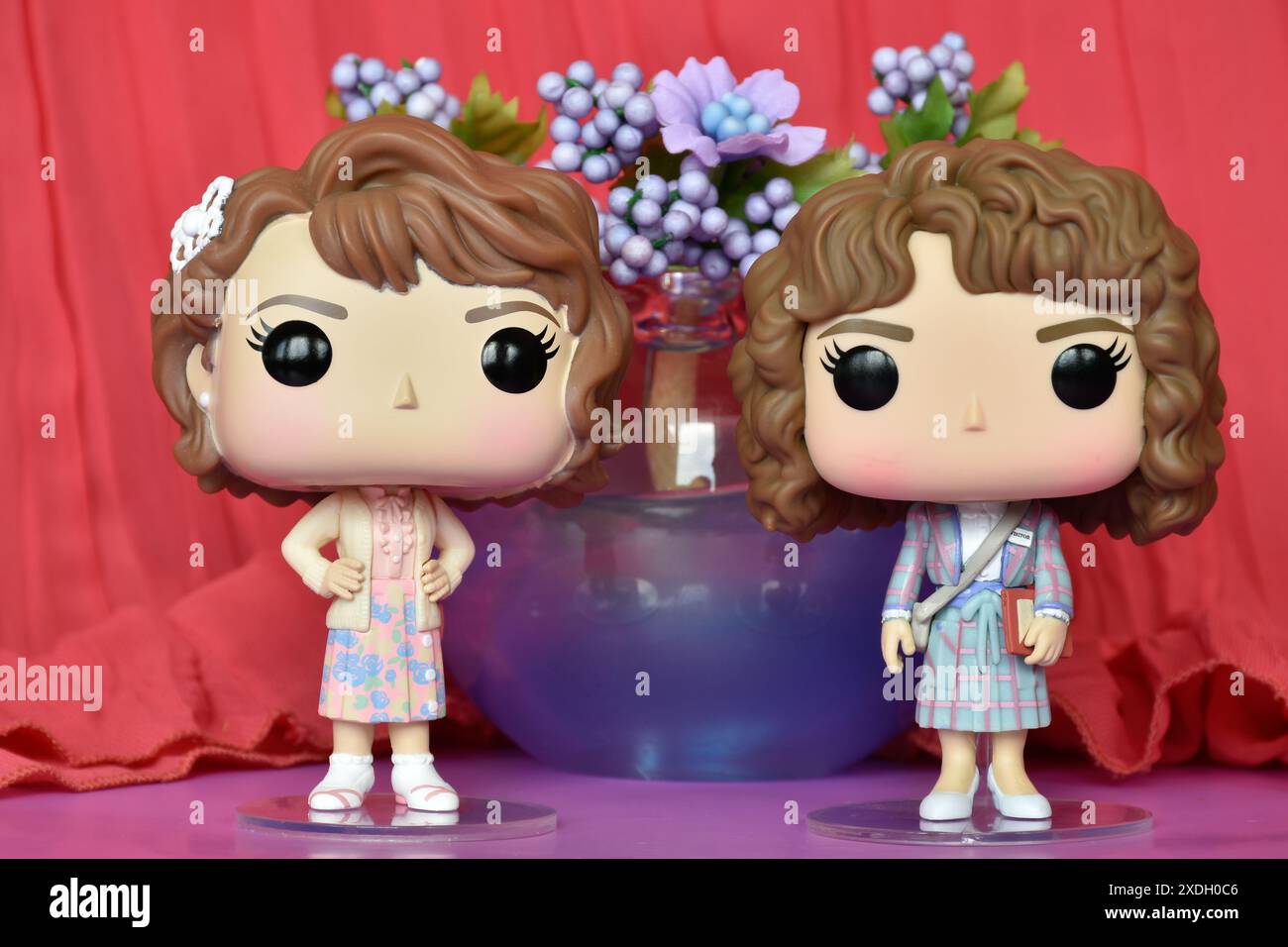 Funko Pop exclusive action figures of Nancy and Robin as academics from ...