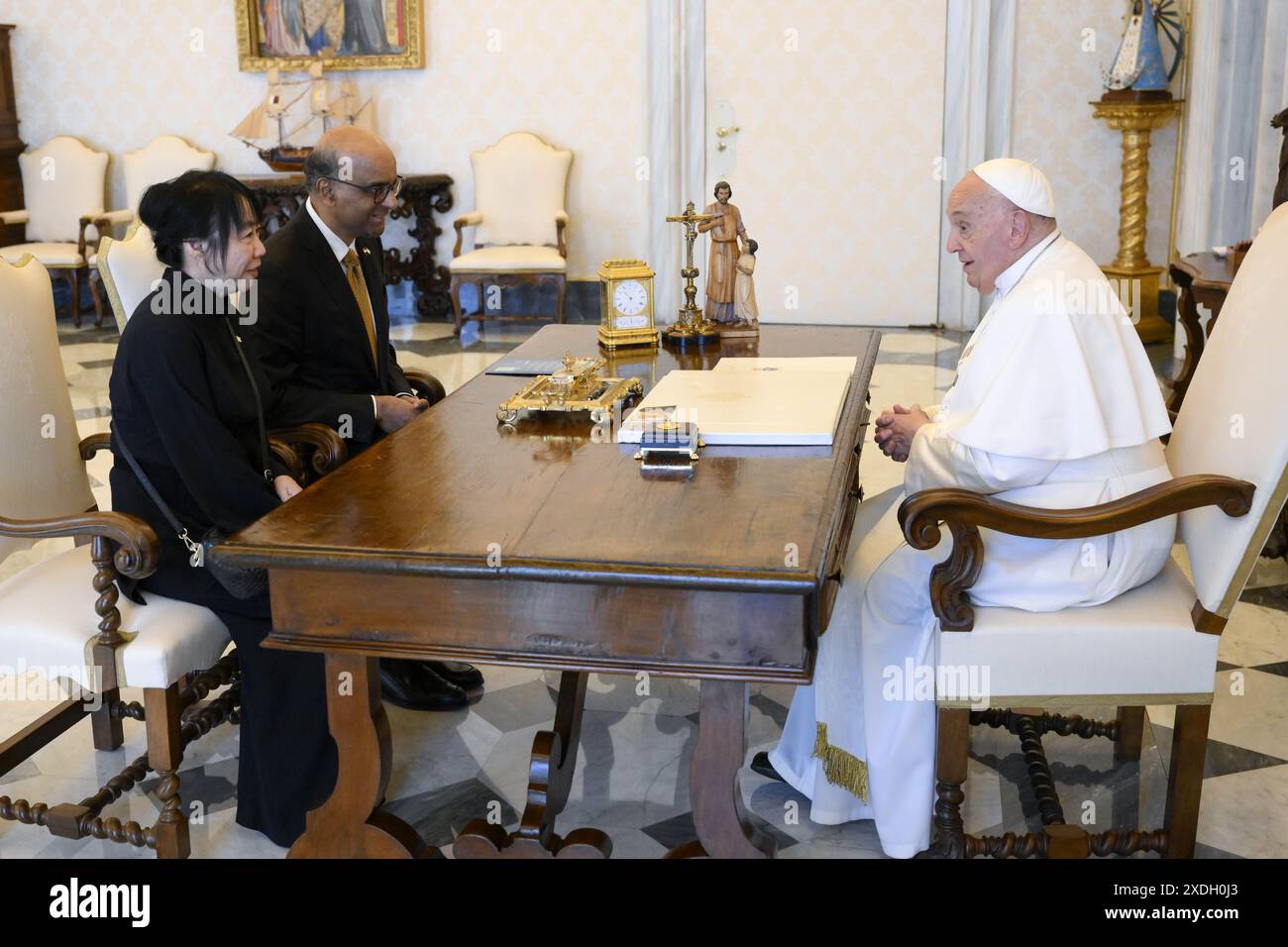 **NO LIBRI** Italy, Rome, Vatican, 2024/6/22.Pope Francis during a ...