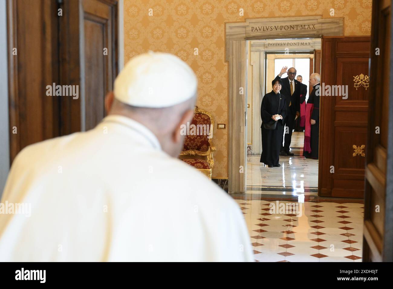 **NO LIBRI** Italy, Rome, Vatican, 2024/6/22.Pope Francis during a ...