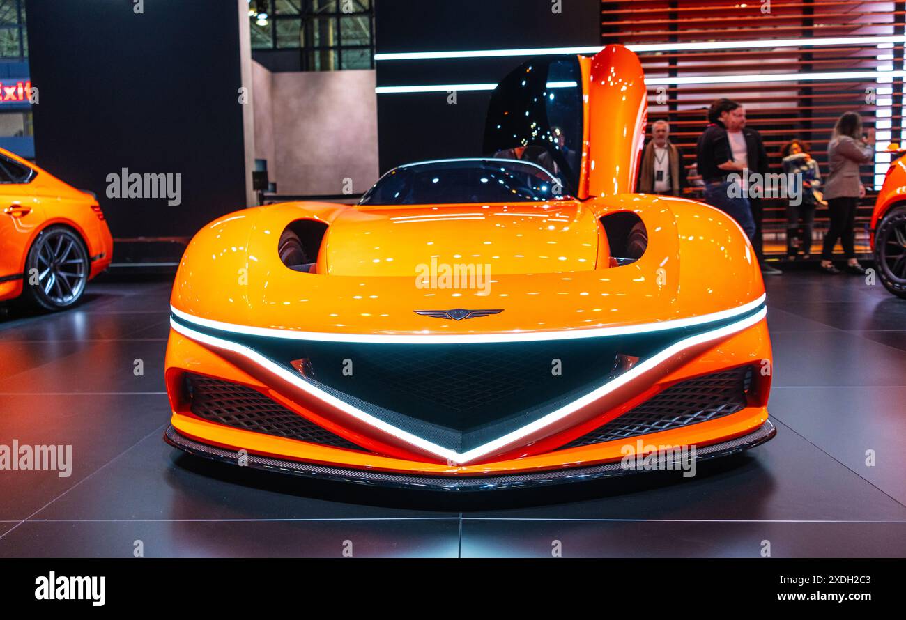 New York City, USA - March 27, 2024: Genesis X Gran Berlinetta Concept ...