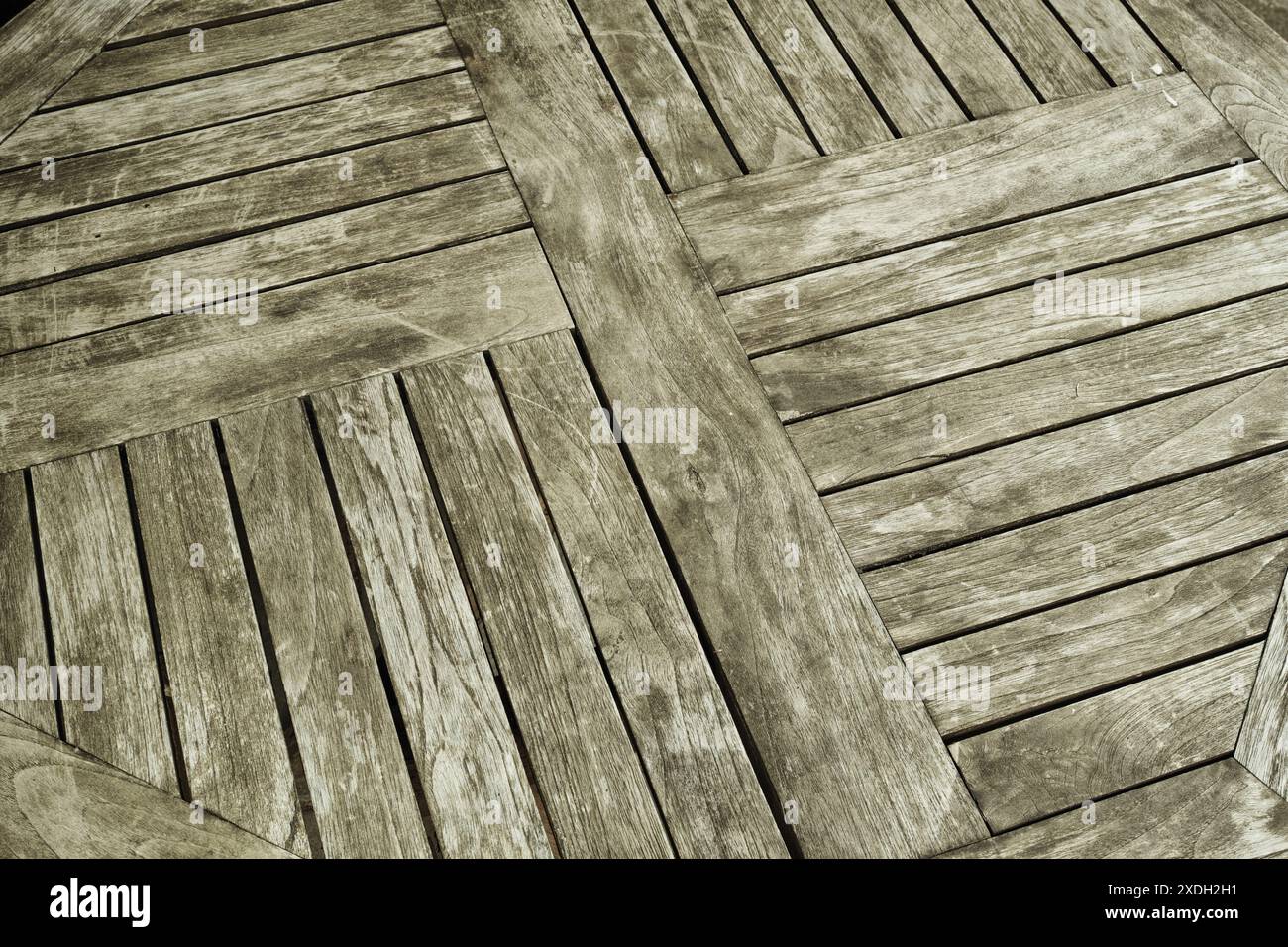 Wood, texture and outside with boardwalk, pattern and empty with ...