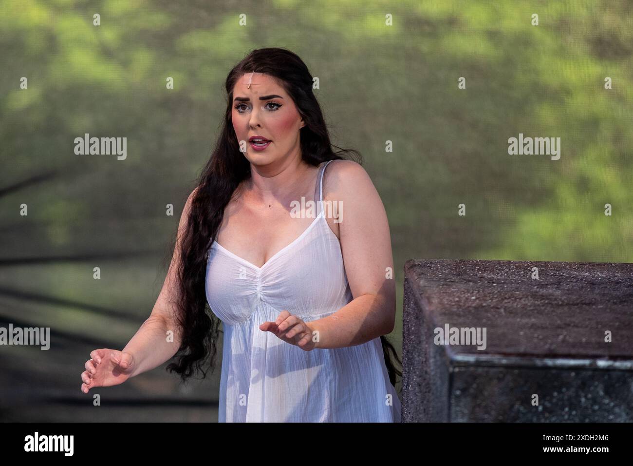 Hukvaldy, Czech Republic. 22nd June, 2024. American soprano Bree ...