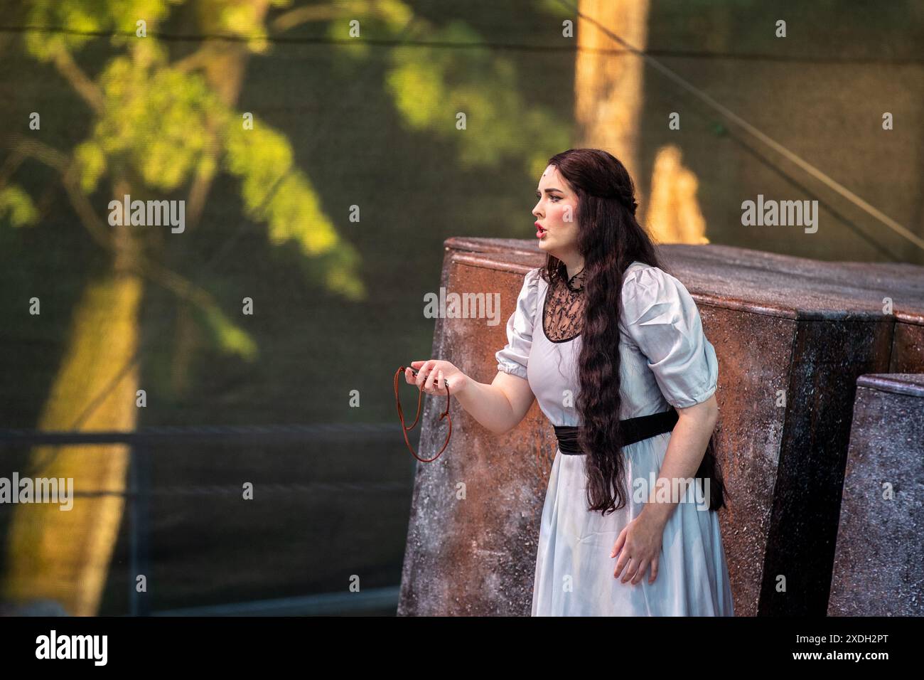 Hukvaldy, Czech Republic. 22nd June, 2024. American soprano Bree ...