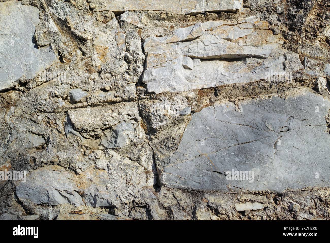 Rough, wall and texture with natural stone design for building exterior ...