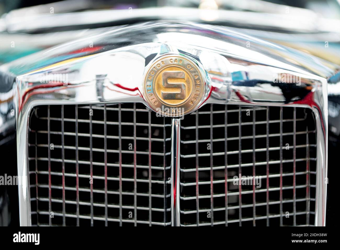 New York City, USA - March 27, 2024: 1971 Stutz Blackhawk retro car ...