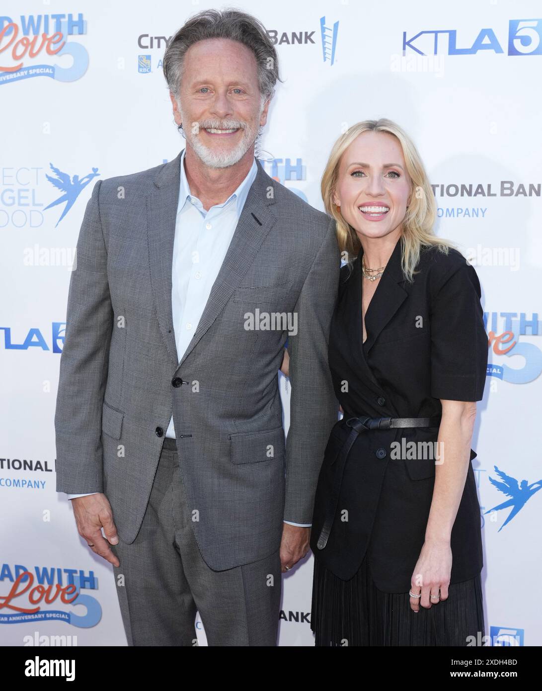 Los Angeles, USA. 22nd June, 2024. (L-R) Steven Weber and Jessica ...