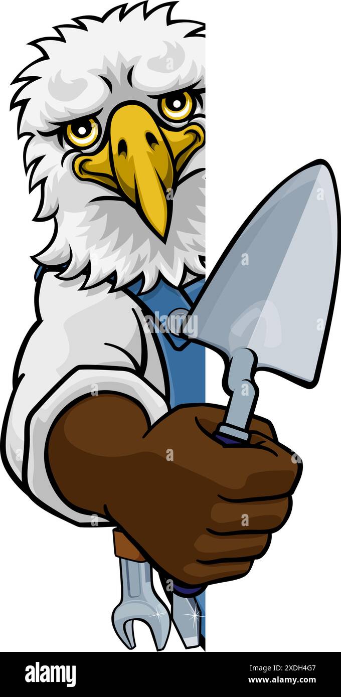 Eagle Bricklayer Builder Holding Trowel Tool Stock Vector Image & Art ... Eagle Bricklayer Builder Holding Trowel Tool Stock Vector Image & Art ...
