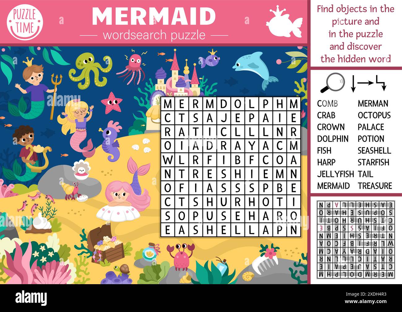 Marine word Stock Vector Images - Alamy