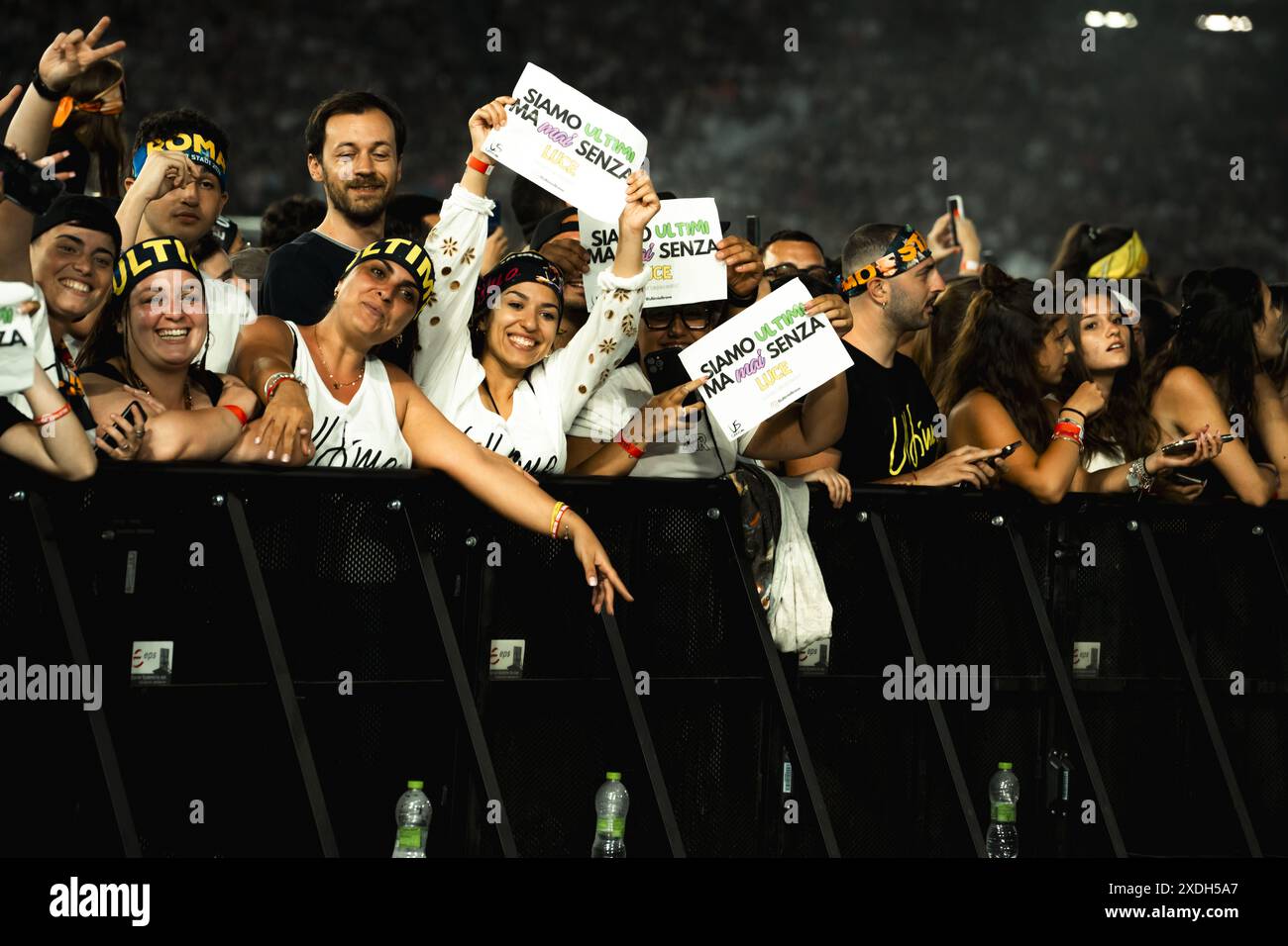 Rome. 06/22/2024 Ultimo's record-breaking tour continues. The Roman ...
