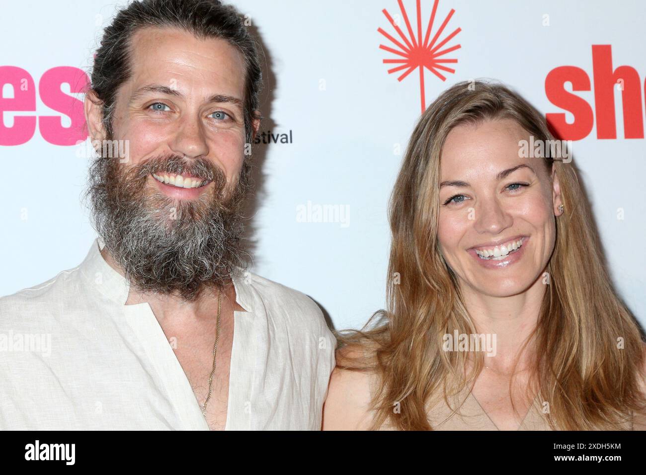 LOS ANGELES - JUN 22: Tim Loden, Yvonne Strahovski at the 30th Palm ...