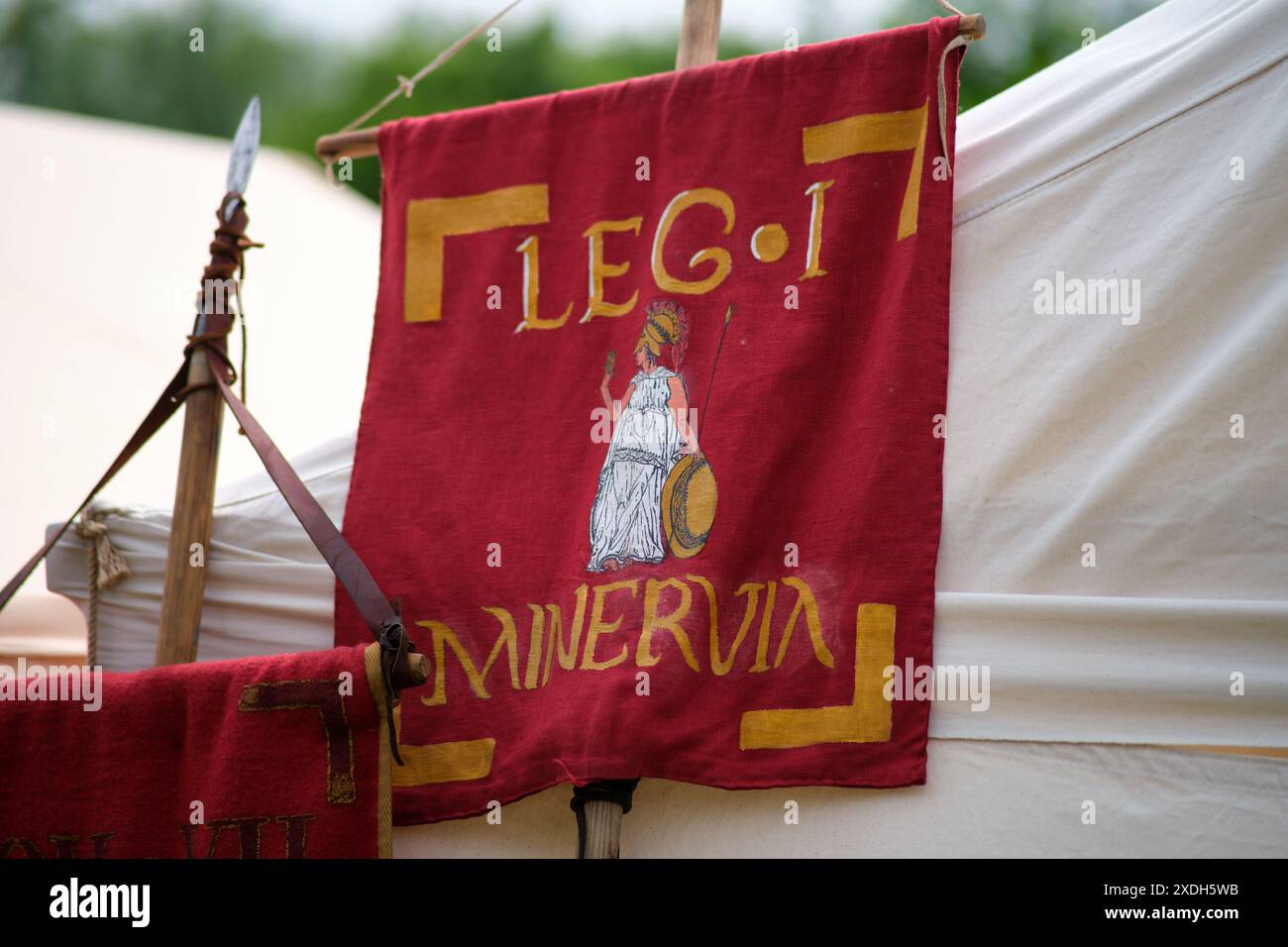 Roman legion emblem banner hi-res stock photography and images - Alamy