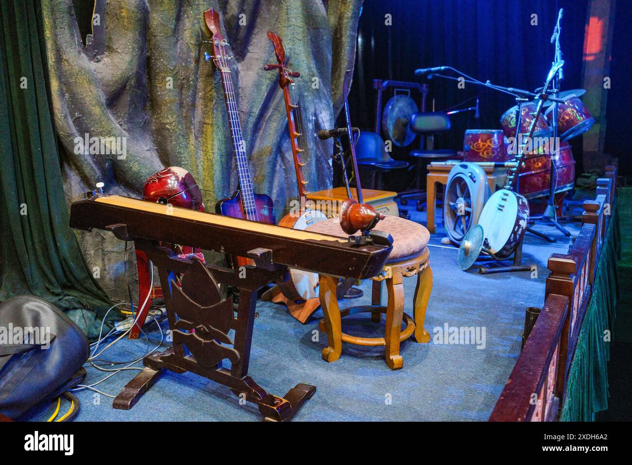 Hanoi, Vietnam - 28 Feb, 2024: Traditional Vietnamese musical ...