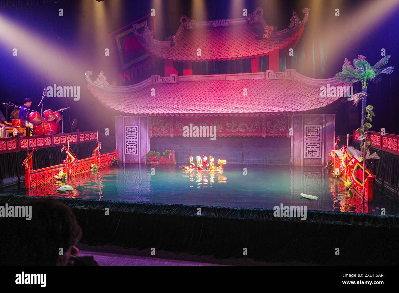 Hanoi, Vietnam - 28 Jan, 2024: Thang Long water puppet theatre in Hanoi ...