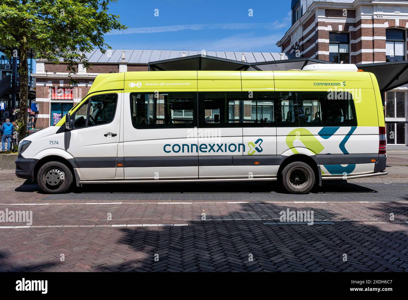 Connexxion VDL MidCity Electric bus in Hoorn, Netherlands Stock Photo ...