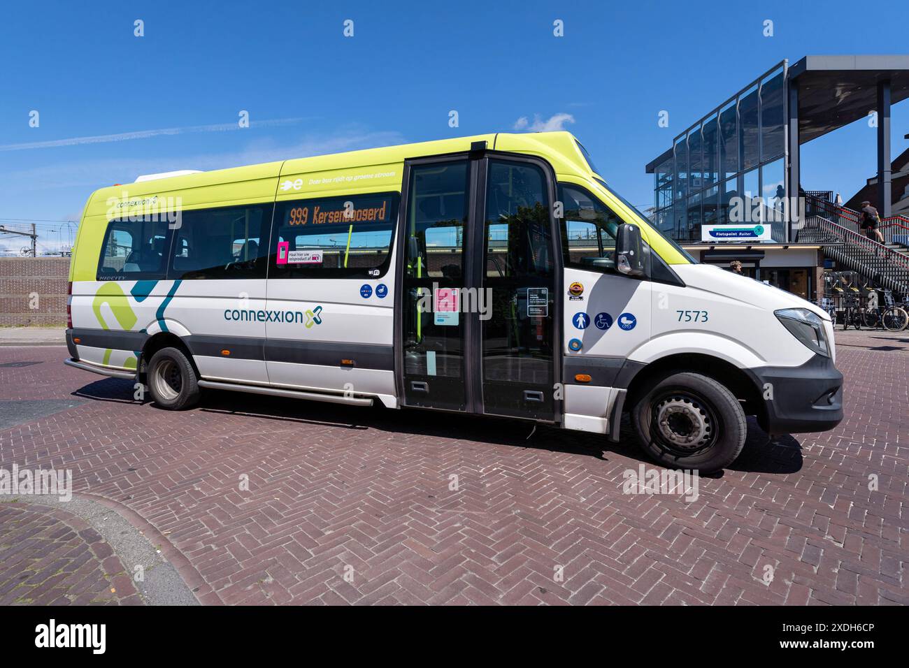 Connexxion VDL MidCity Electric bus in Hoorn, Netherlands Stock Photo ...