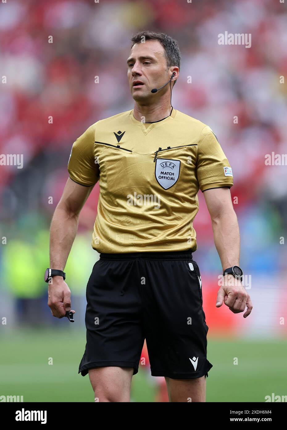 Dortmund, Germany, 22nd June 2024. Referee Felix Zwayer during the UEFA ...