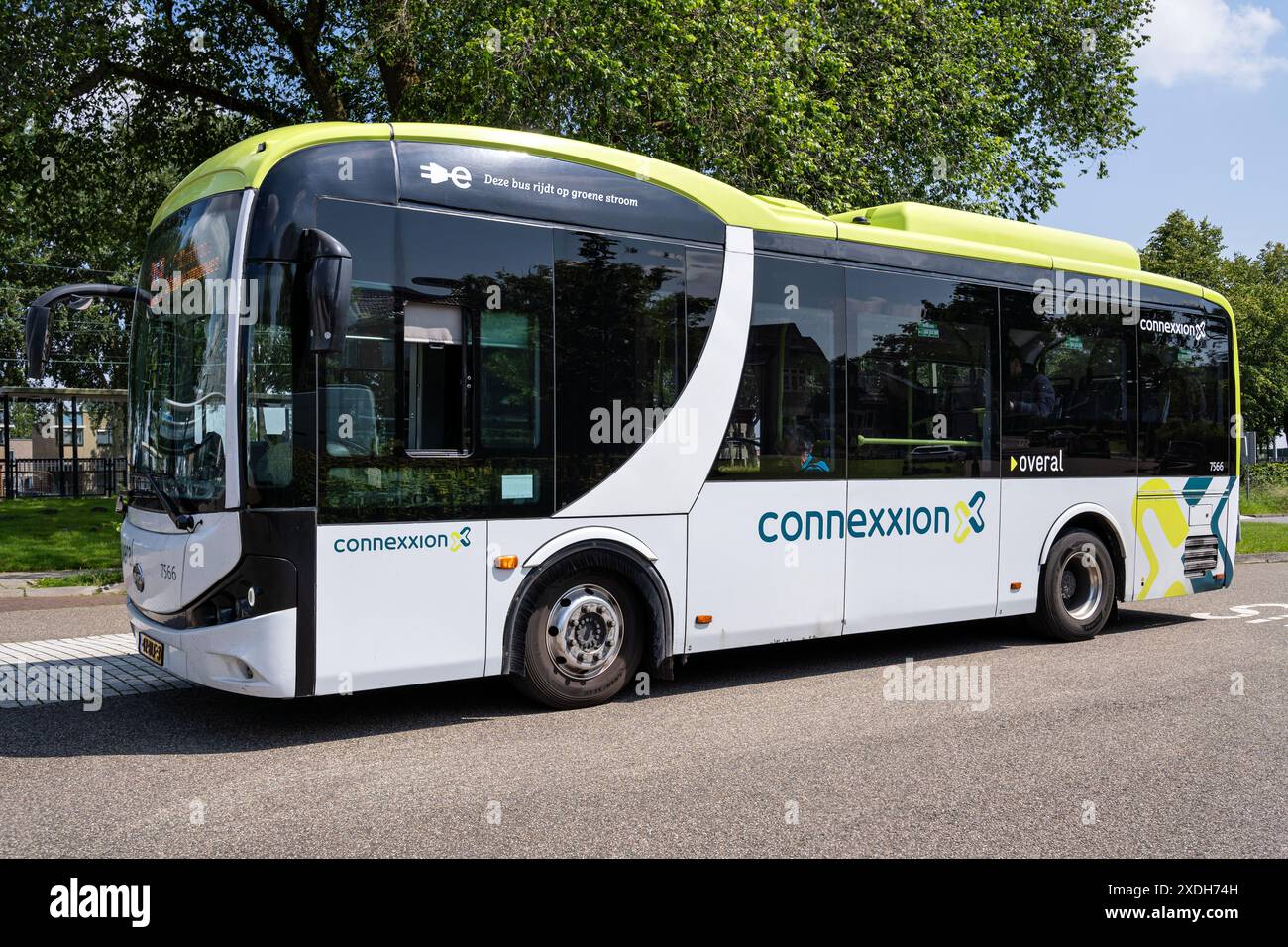 Connexxion BYD K7U electric bus in Schagen, Netherlands Stock Photo - Alamy