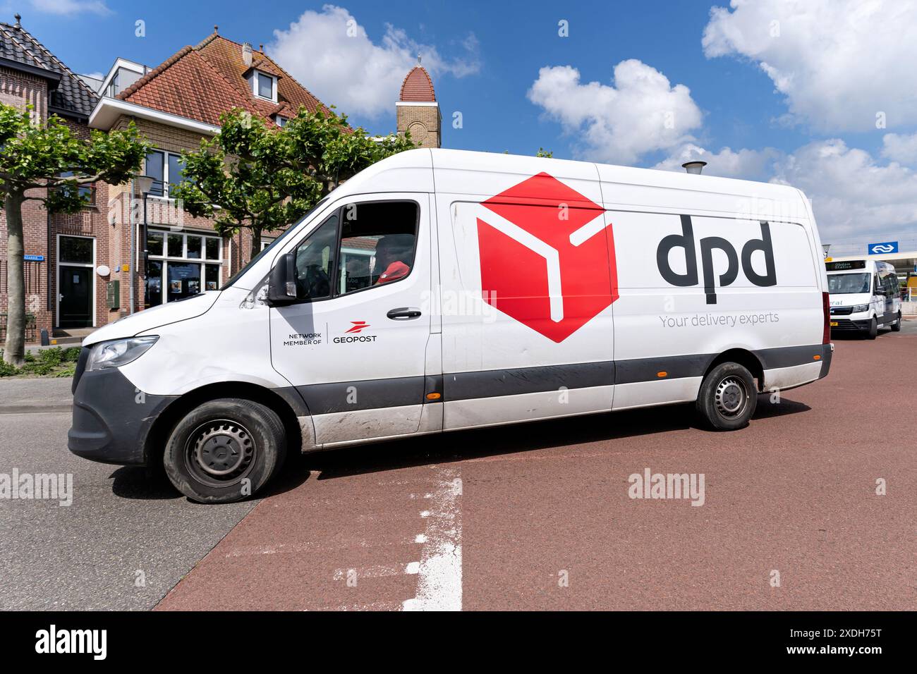 DPD Mercedes-Benz Sprinter delivery van Stock Photo - Alamy