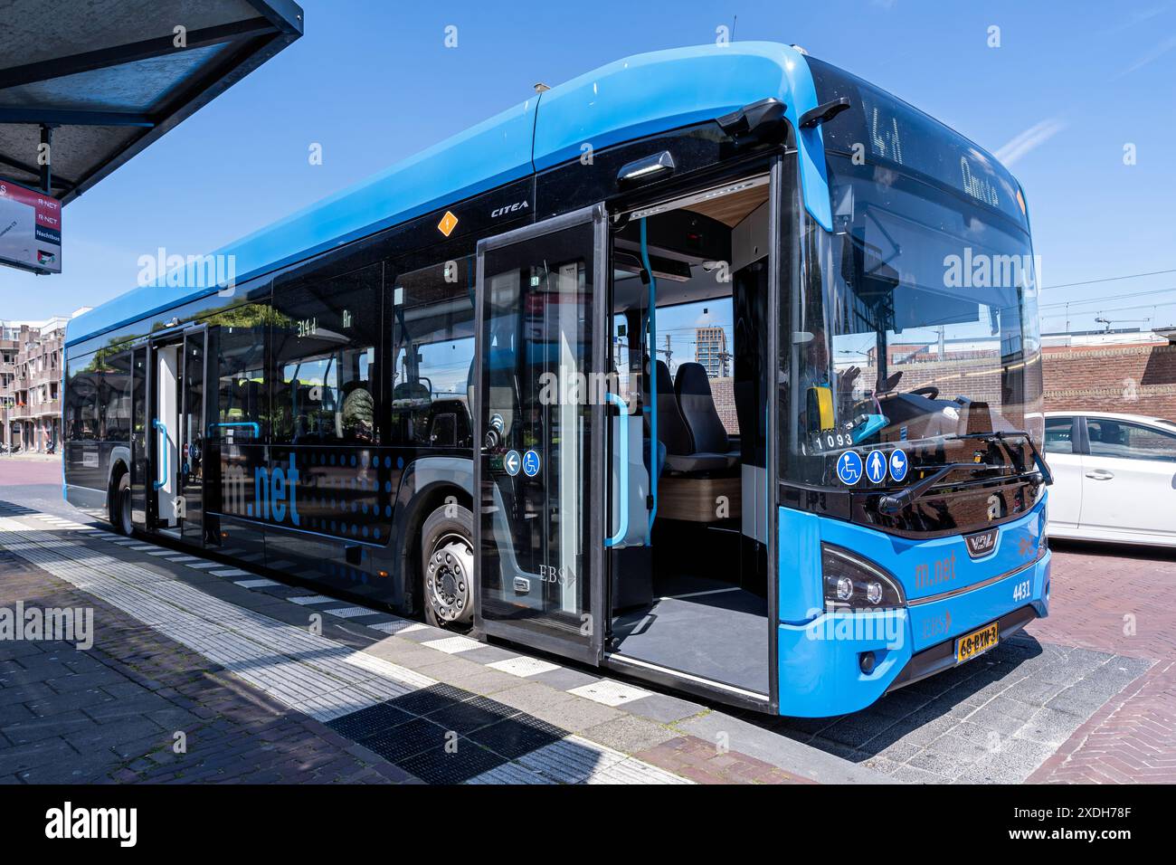 EBS m.net VDL Citea LE-122 bus in Hoorn, Netherlands Stock Photo - Alamy