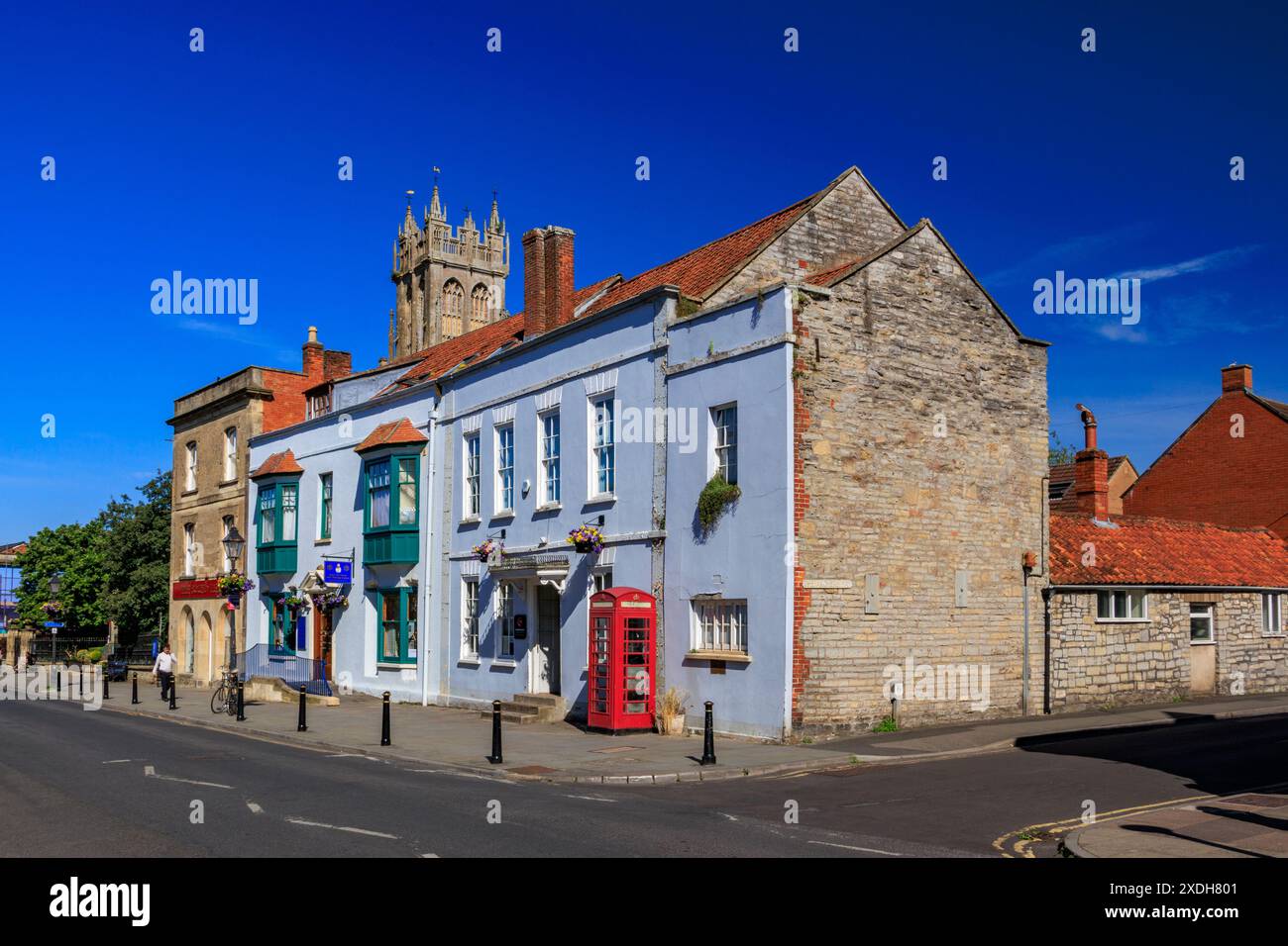 A mix of interesting and colourful architecture on the High Street in ...