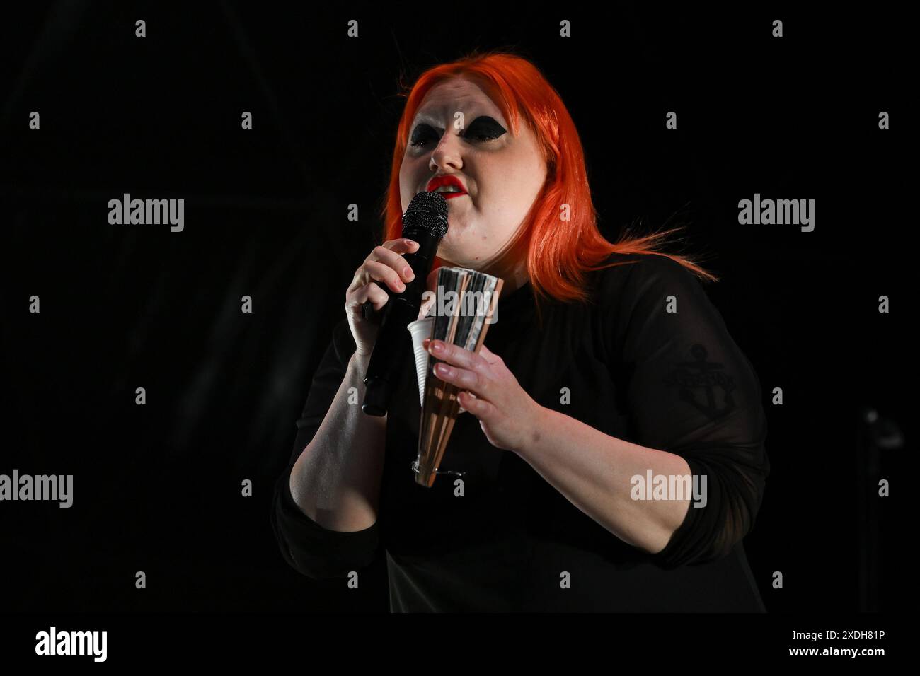 Beth Ditto during the Gossip Live Tour 2024 at Villa Ada Festival ...